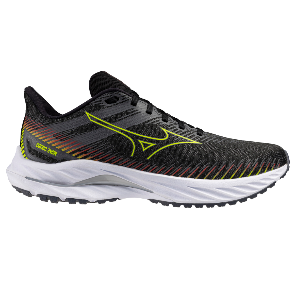 Mizuno Men's Wave Sirius Support Shoe | Black | The Run Hub